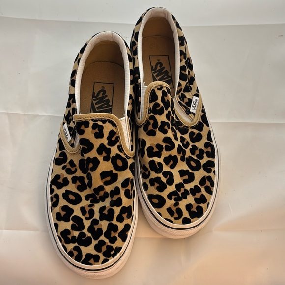 Vans | Shoes | Vans Leopard Print Slipon Sneakers | Poshmark